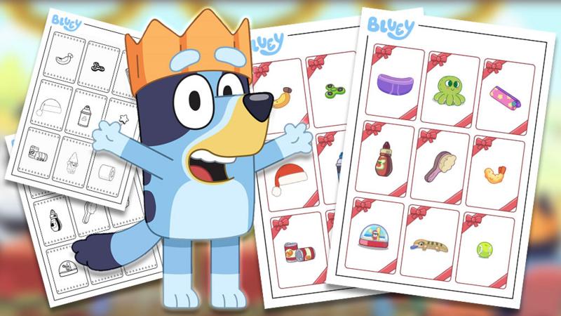 Free printable Bluey treasure hunt game for kids - CBeebies