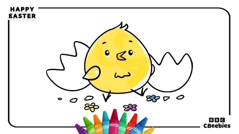 Free Easter colouring sheets | Eater activity for kids - CBeebies