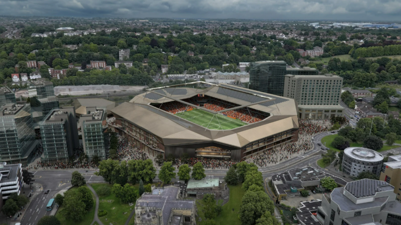Luton Town new 25,000-seater stadium plans approved - BBC News
