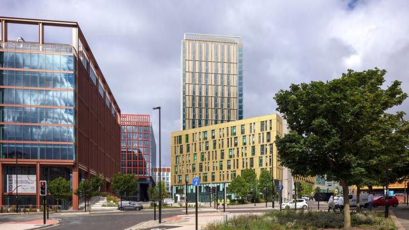 Plans to build Newcastle's tallest building submitted - BBC News