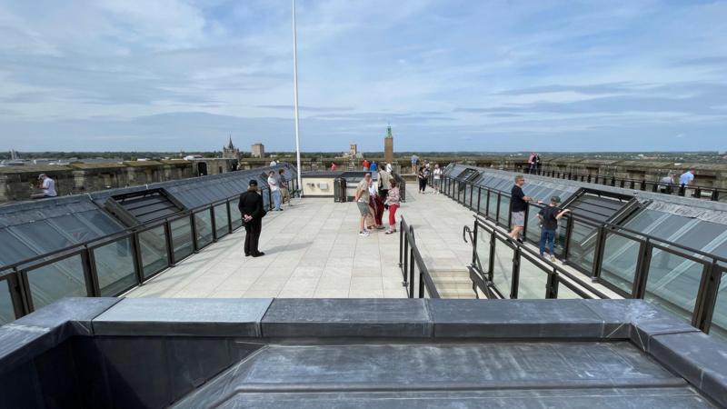 In pictures: Take a look at Norwich Castle's renovation - BBC News