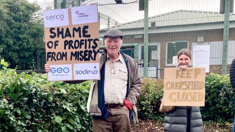 'Shock' and 'anger' over decision to reopen Campsfield House - BBC News