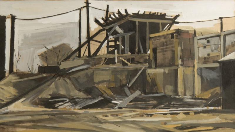 Edna Lumb exhibition opens to mark Leeds college milestone - BBC News