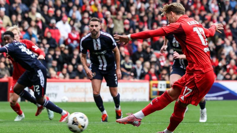 Aberdeen 4-0 Dundee - Jesper Karlsson scores twice as Dons end six-match goal drought in first ...