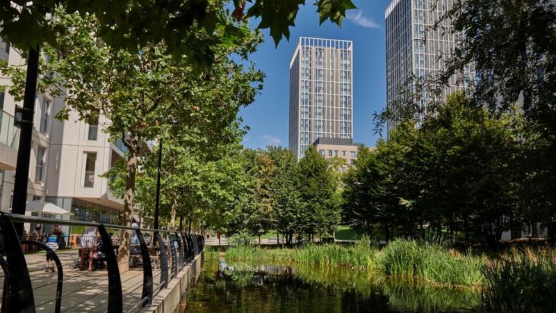 Olympic village: From athletes' digs to shiny new town - BBC News