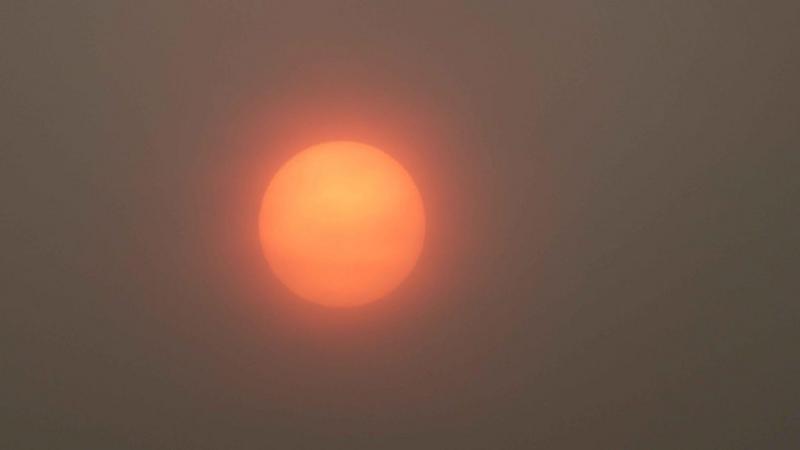 Red sun phenomenon 'caused by Hurricane Ophelia' - BBC News