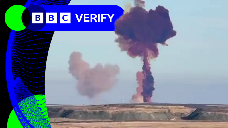 BBC Verify Live: Video shows huge explosion after failed Russian ...