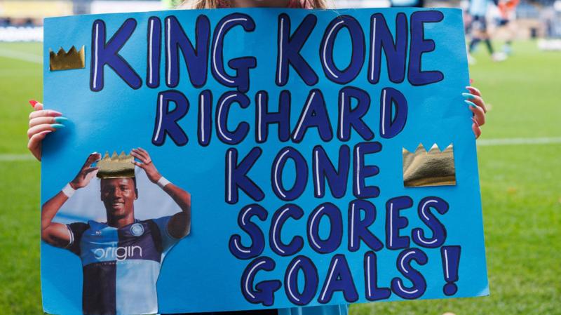 Richard Kone: Wycombe Wanderers top scorer signs contract extension ...
