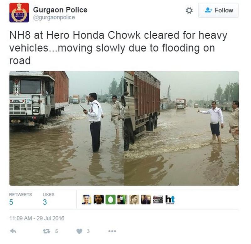 India traffic chaos sparks Twitter humour from bored commuters - BBC News