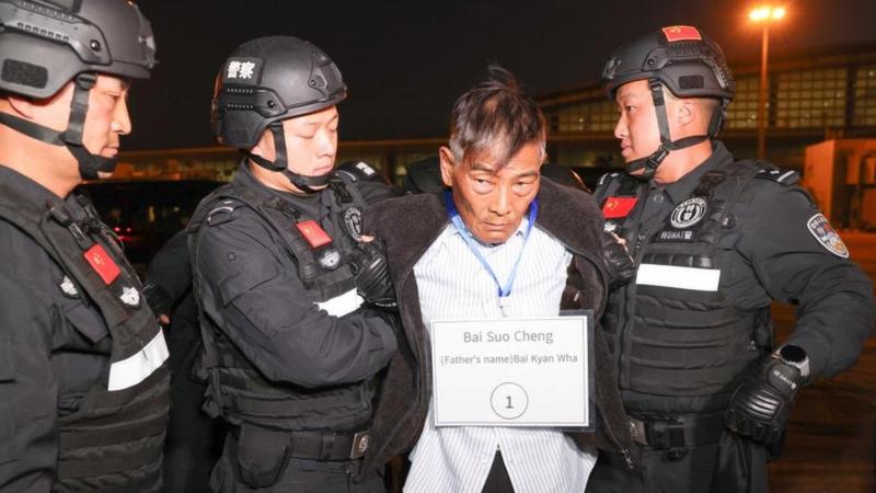 China repatriates hundreds of scam factory workers from Myanmar - BBC News