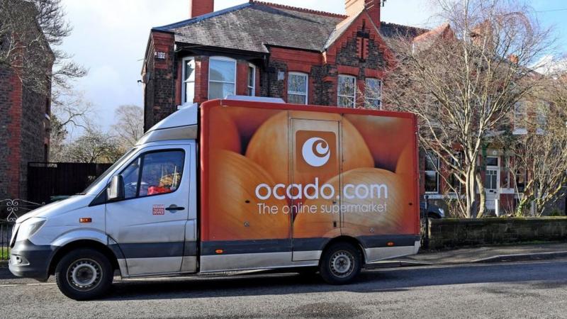 Coronavirus: Online shopping website Ocado suspends service - BBC News