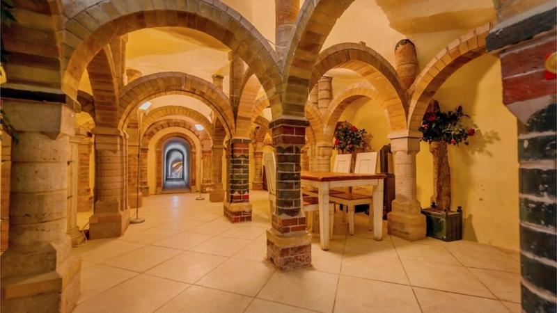 Terraced cottage with underground cave for sale for £300,000 - BBC News