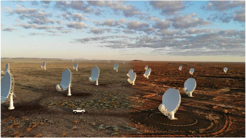 Square Kilometre Array: 'Lift-off' for world's biggest telescope - BBC News