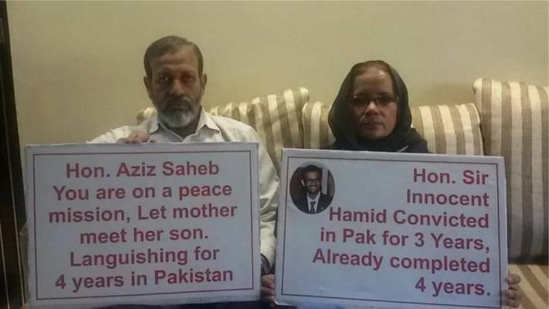 Hamid Ansari: 'Love-struck' Indian home after Pakistan jail ordeal ...