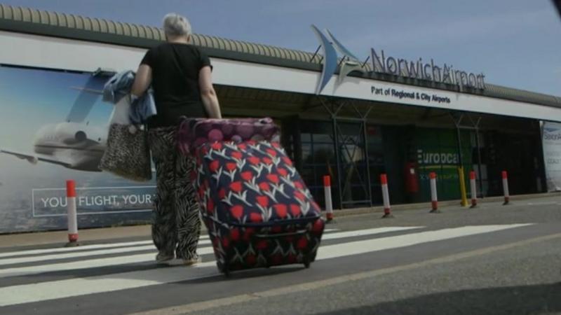 New Ryanair flights sees Norwich Airport numbers surge - BBC News