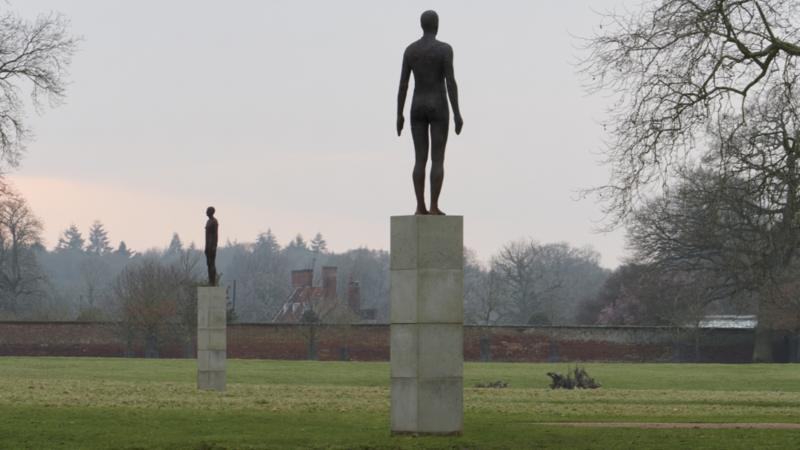 Sir Antony Gormley: Artist's iron men take over grounds of Norfolk ...