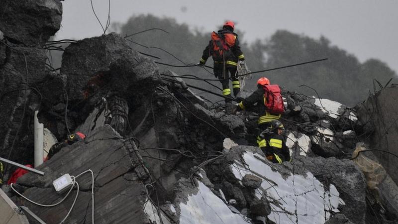 Italy bridge collapse: What we know so far - BBC News