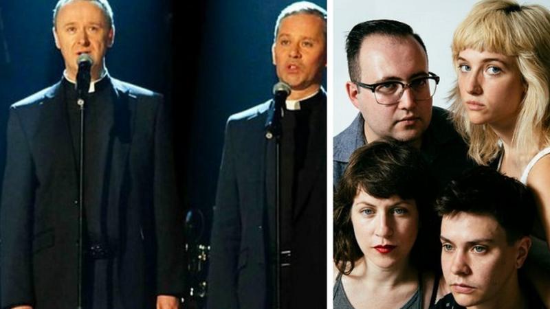 The Priests say 'a bittersweet farewell' to professional singing - BBC News