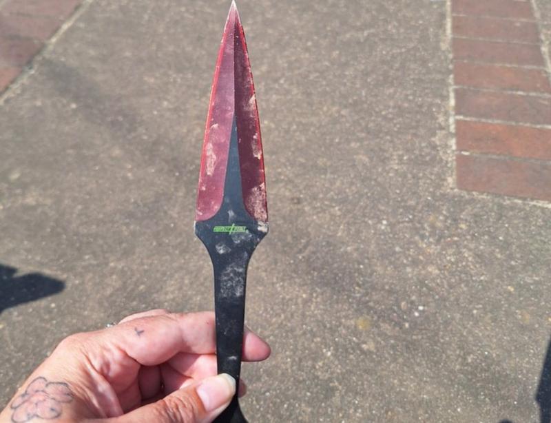 Nottingham woman told by police to bin knife found in garden - BBC News