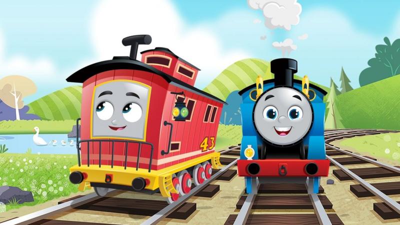 Thomas & Friends: Boy overjoyed to voice new autistic character - BBC News