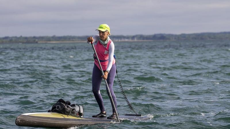 Paddleboarding: From lockdown escape to the World Championships - BBC News