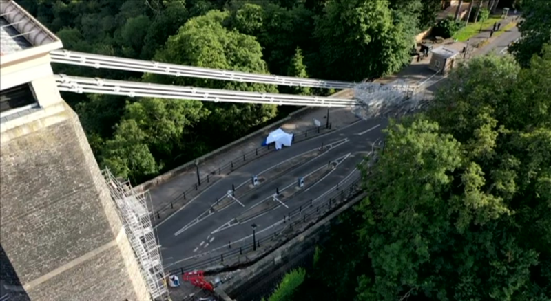 Manhunt after remains found in suitcases near Clifton Suspension Bridge ...