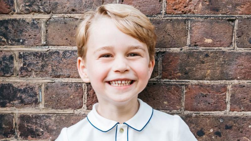 Prince George photos mark seventh birthday - BBC News