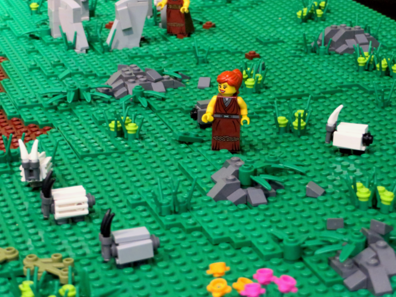 Everything is ancient: Lego broch completed - BBC News