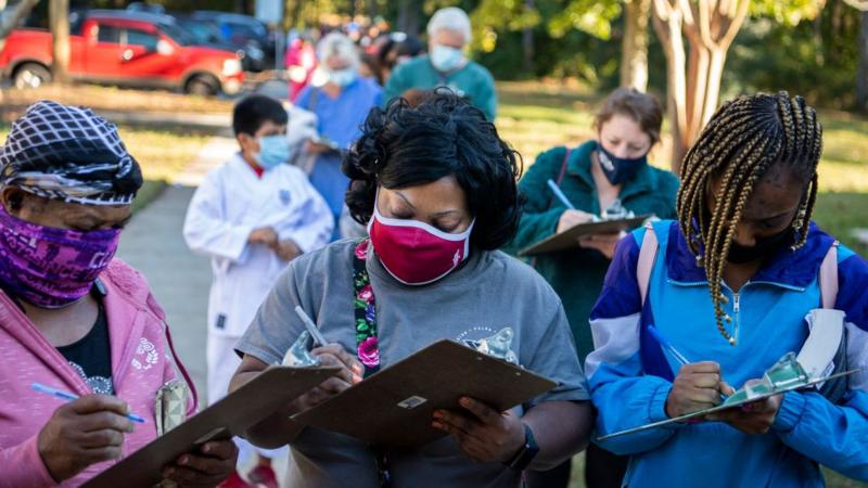 Georgia voting: Fact-checking claims about the new election law - BBC News