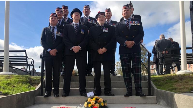 Wigtown soldier honoured for bravery 100 years on - BBC News