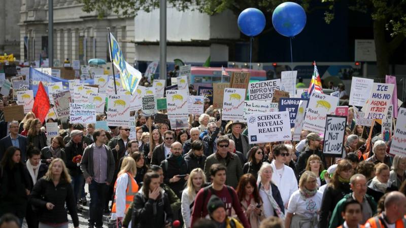 March for Science: Rallies worldwide to protest against political ...