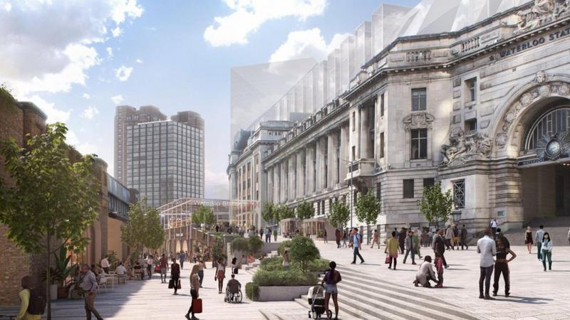 London Waterloo plan to 'transform' railway station - BBC News