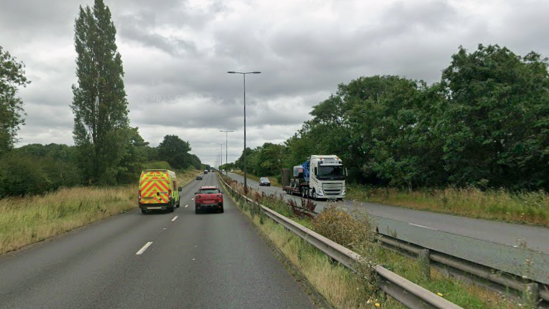 A52 in Derbyshire reopens after collision involving horses - BBC News