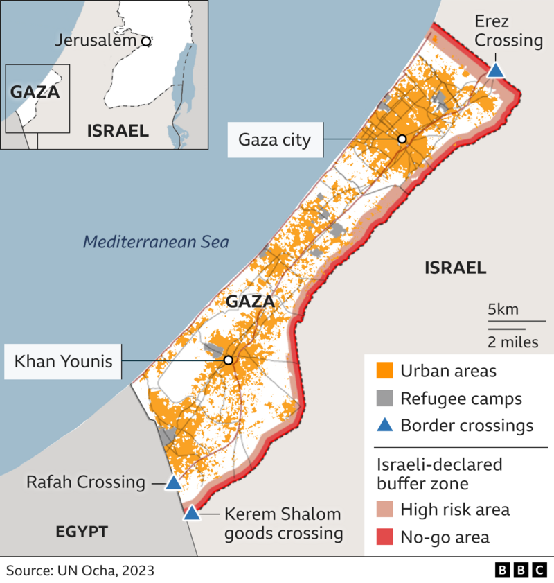 Israel's borders explained in maps - BBC News