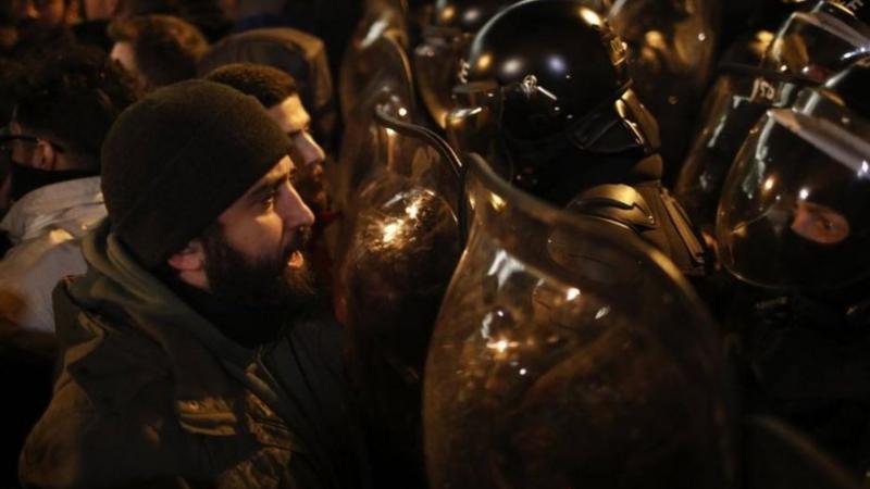 Georgia protests: Controversial law highlights struggle for future ...
