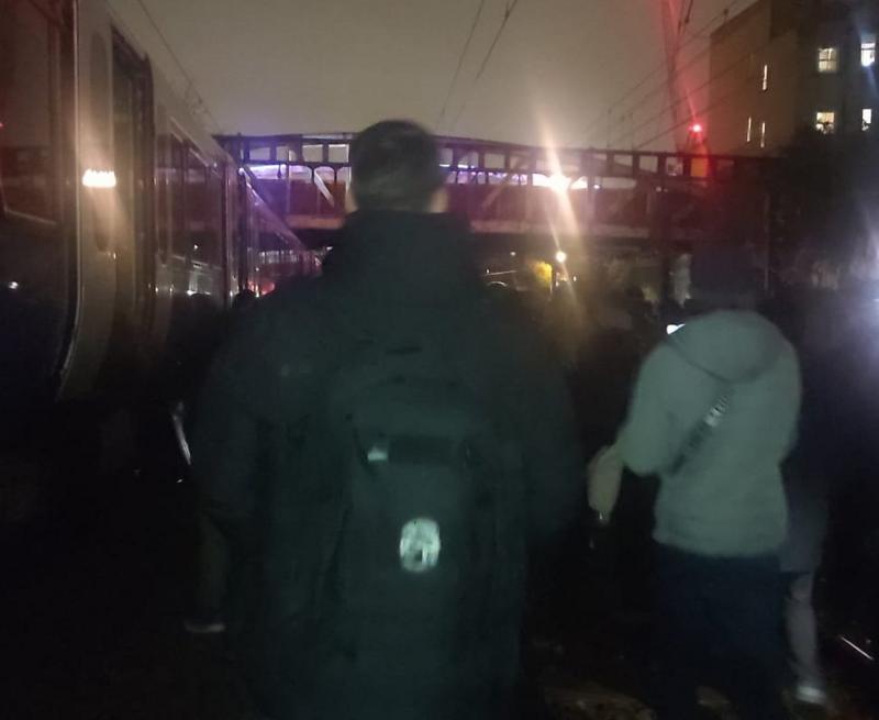Rail passengers stuck for hours in 'surreal' ordeal - BBC News