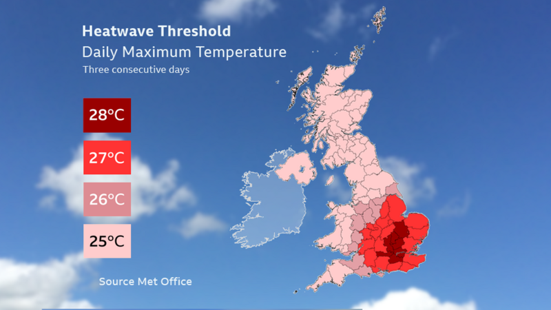 UK heatwave: the weather is cooling down - BBC Weather