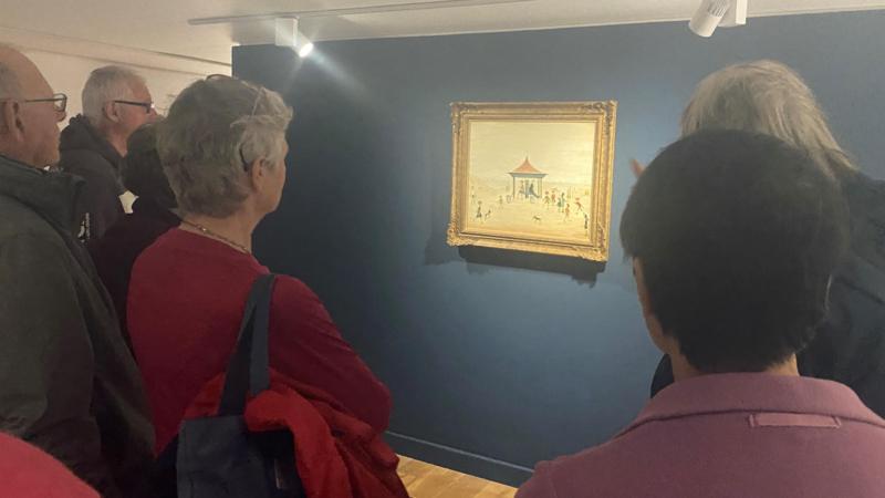Berwick Lowry exhibition visitor numbers exceed expectations - BBC News