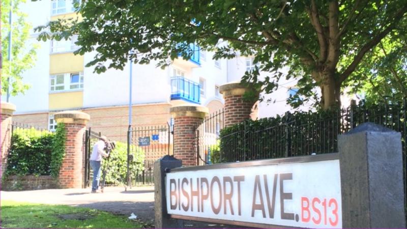 Baby shot in head with air rifle at flats in Bristol - BBC News