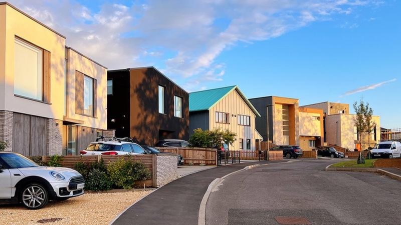 Graven Hill: Inside the UK's biggest self-build development - BBC News
