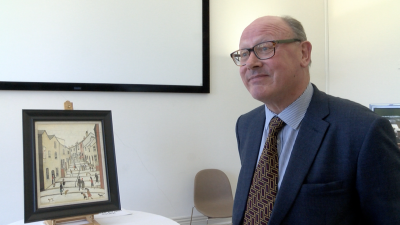 LS Lowry's Going To The Match sells for £7.8m at auction - BBC News