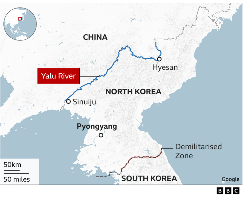 Images show North Korea sealing its border with China - BBC News