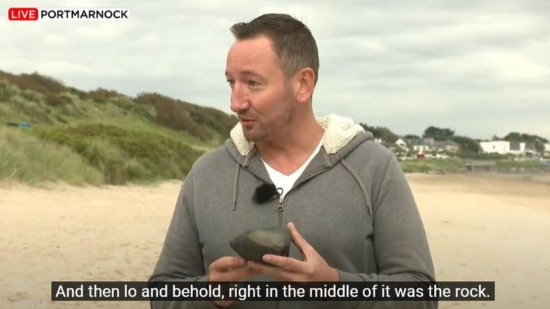 'Meteor strike' on Dublin beach was deep hole dug with plastic spade ...