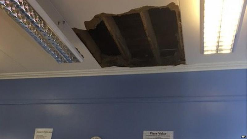 Killyleagh: Children avoid injury after classroom ceiling collapse ...