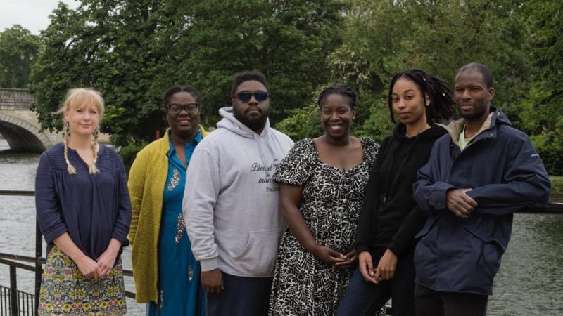 Bedford river becomes muse for vibrant art project - BBC News