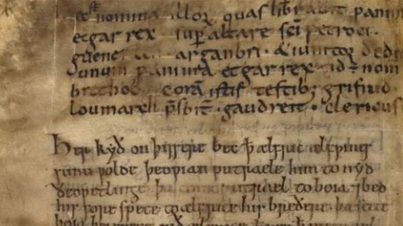 Oldest surviving Cornish text goes on display - BBC News