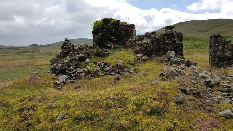Unearthing the story of Scotland's industrial ghost village - BBC News