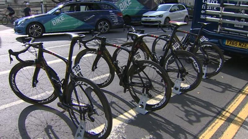 £60,000 Team Wiggins bikes and kit stolen in Cardiff - BBC News