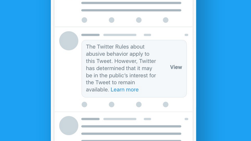 Twitter will hide rule-breaking politicians' tweets - BBC News
