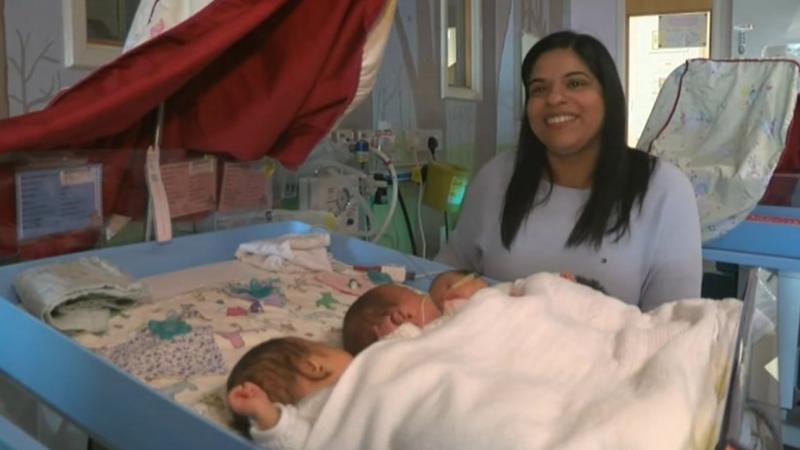 Kent baby unit receives triplet and twin cots from charity - BBC News